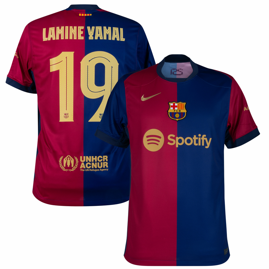 FC Barcelona Home 24-25 Lamine Yamal Printed - Stadium Kit – Full Time ...