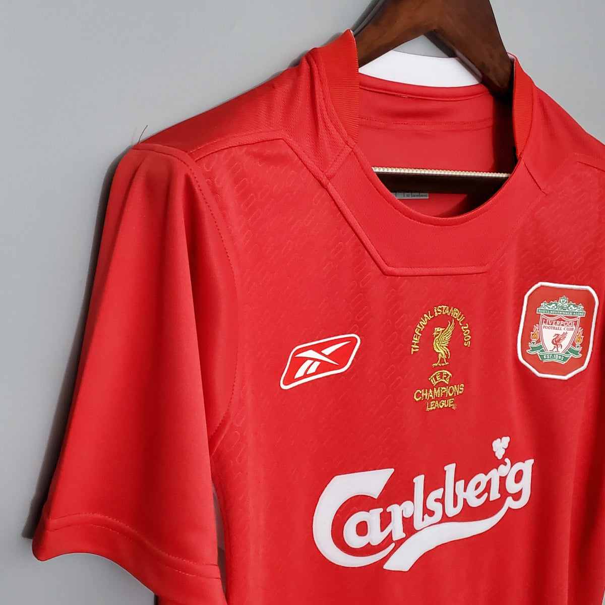 Liverpool Home 2005 UCL Final - Retro Shirt – Full Time Store